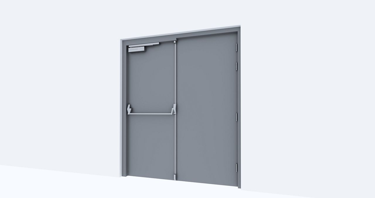 Steel Doorset Double Egress Door – Double | ASSA ABLOY