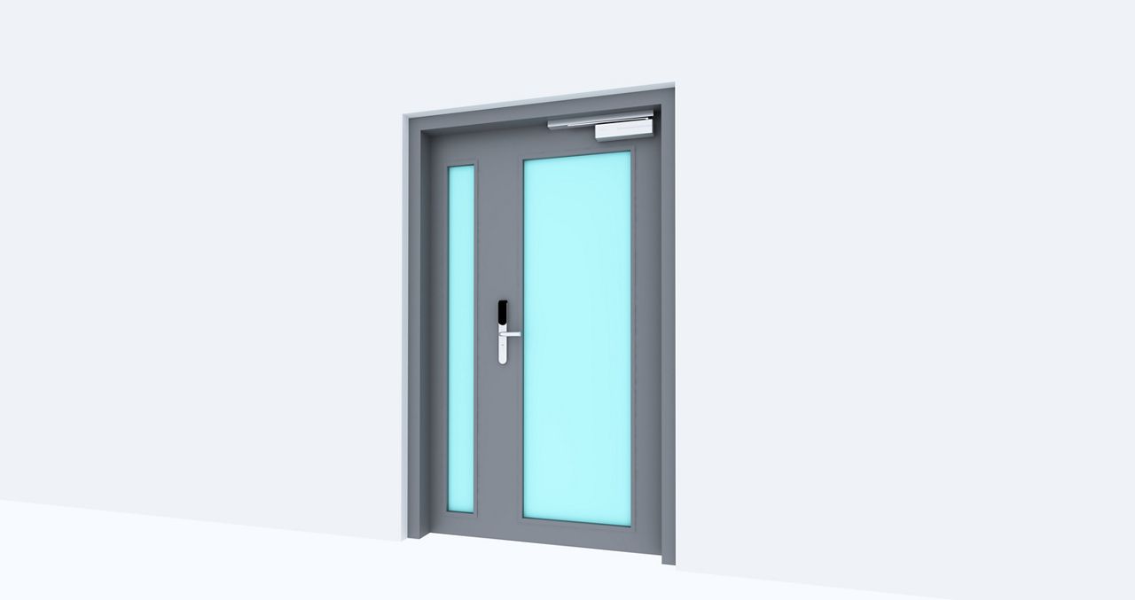 Steel Doorset Office Room door-One and Half Leaf | ASSA ABLOY