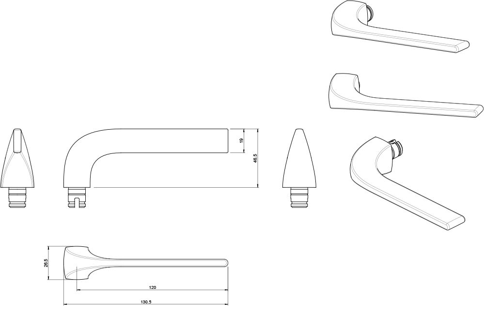 Lever 123 | ASSA ABLOY