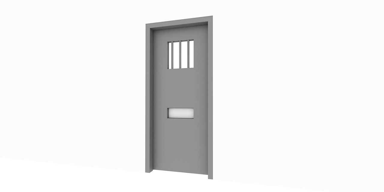 Steel Doorset Detention Door - Single | ASSA ABLOY