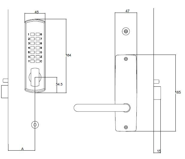 Lockwood Selector® 3772 DX Digital Mortice Locks | ASSA ABLOY