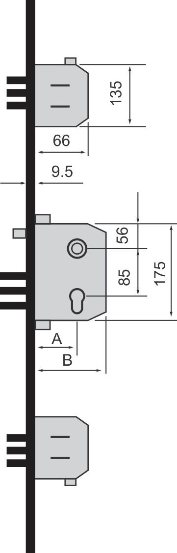 ENOX Mortise Lock EMB - 6060 | Enox India