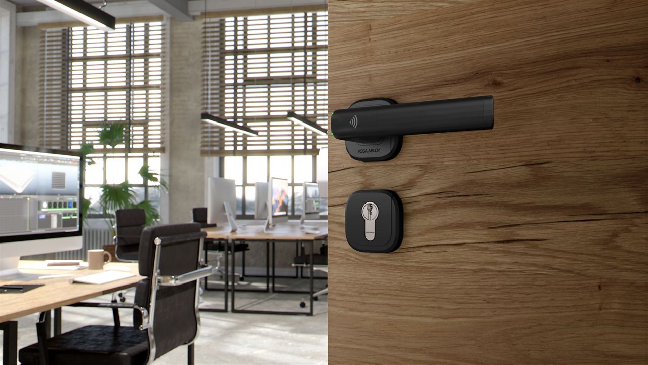 Inteligentna klamka Aperio® H100 – nowoczesny design i bezpieczeństwo ...