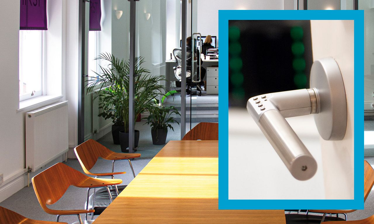 PIN‑Pad Code Handle Secures Thirst Offices | ASSA ABLOY