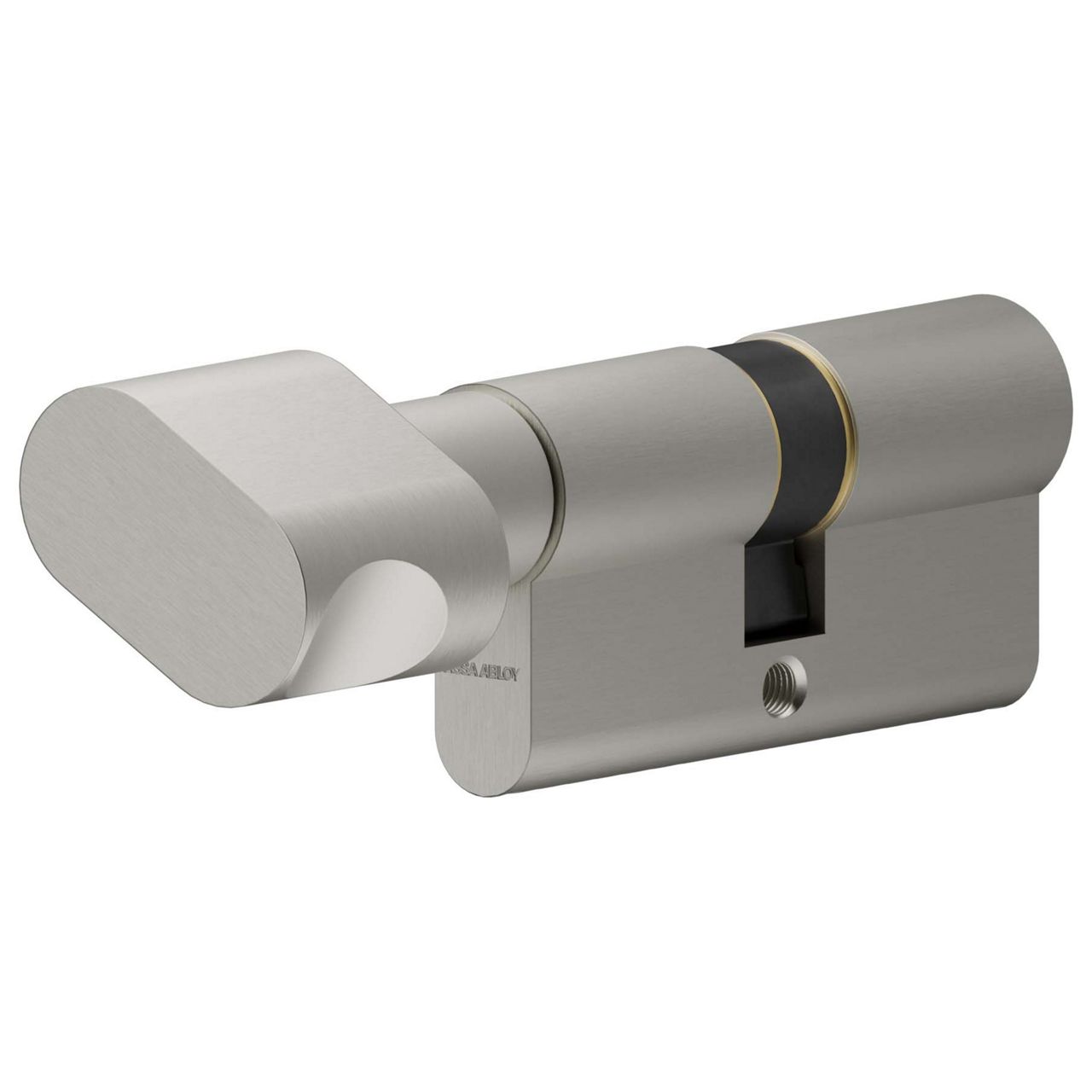 Cilindru europrofil dublu cu buton CY100 | ASSA ABLOY