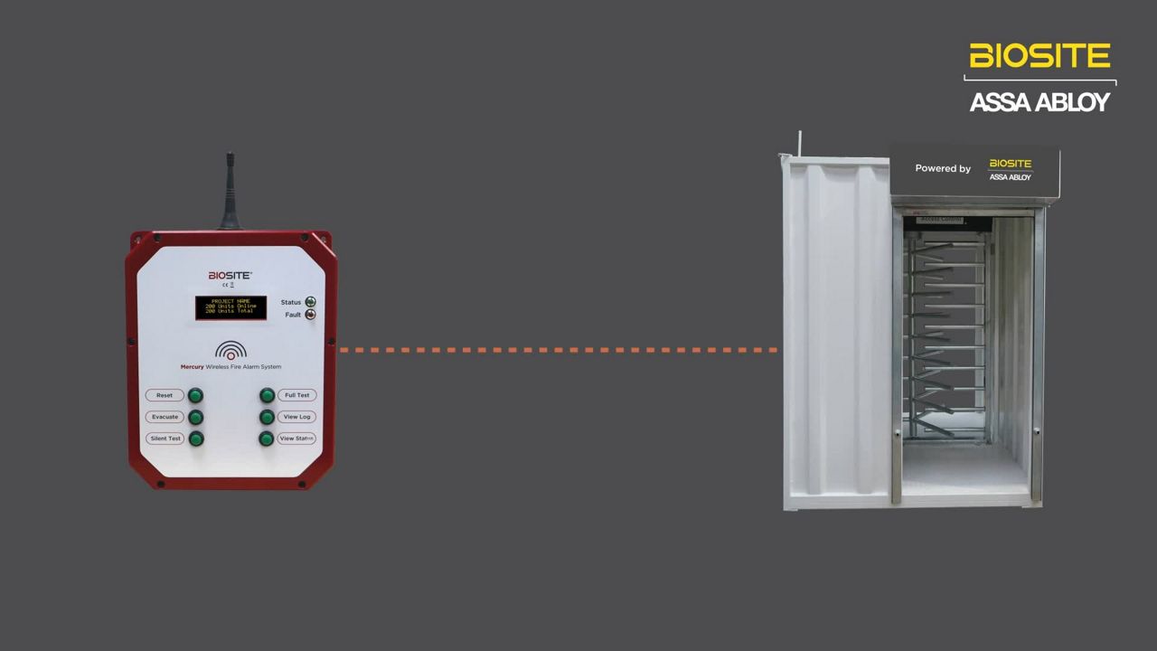 Turnstiles for construction | Biosite Systems