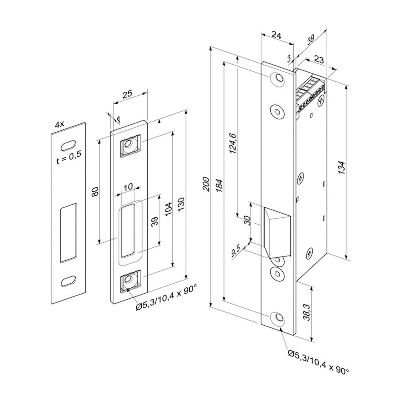 Escape door locking system 352M.85 | ASSA ABLOY
