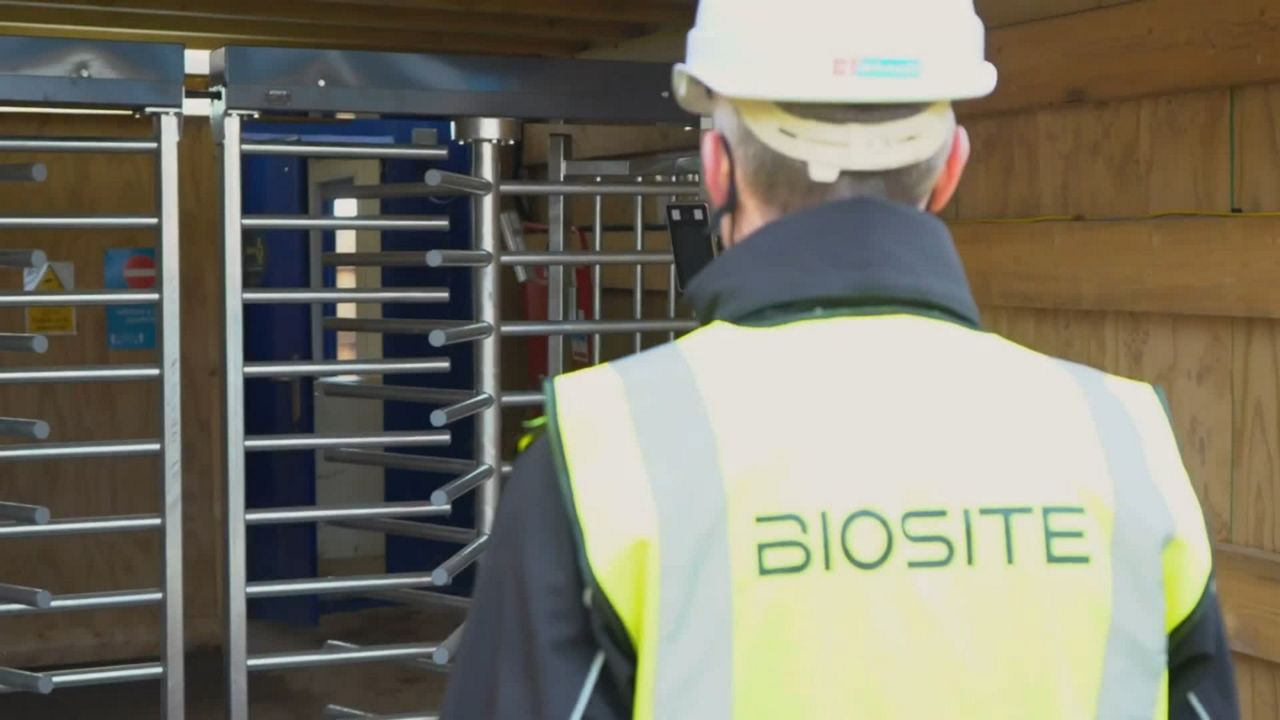 Construction site biometric access control | Biosite Systems