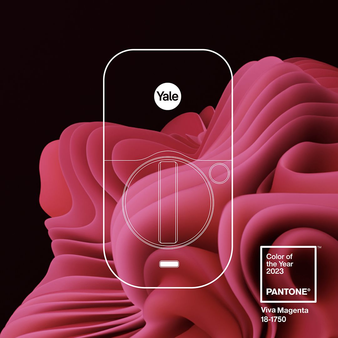 Yale Home to Drop Its Boldest Smart Lock Design Featuring the Pantone ...