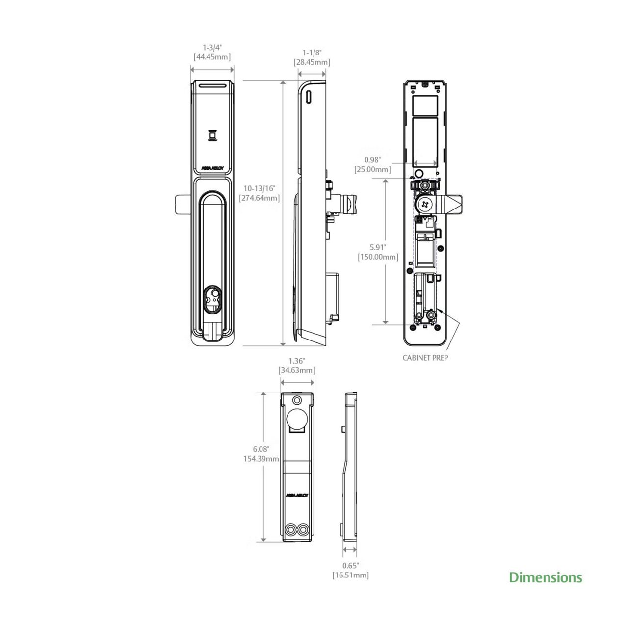 KS210 Series Server Cabinet Lock | ASSA ABLOY