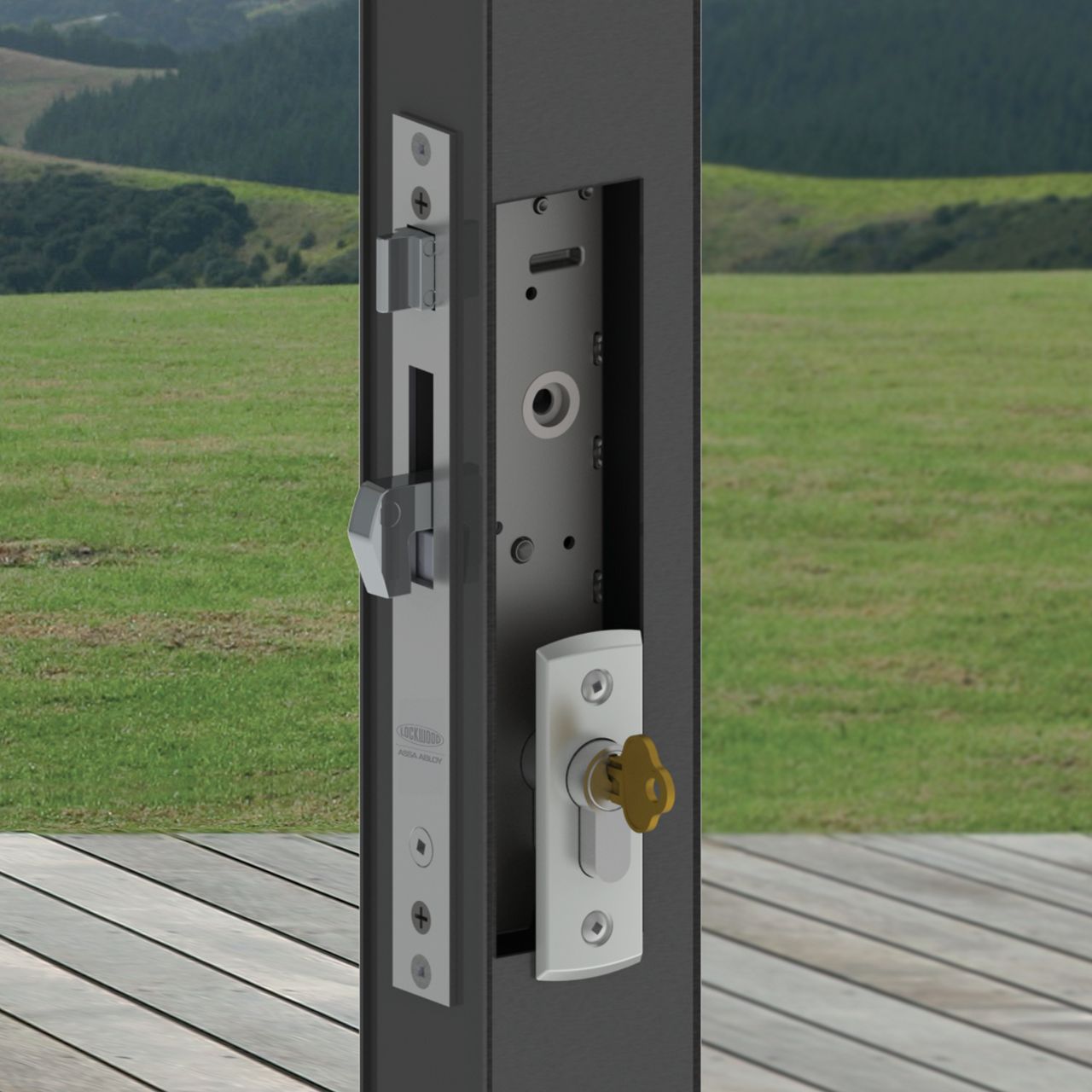 Lockwood Pinnacle Mortice Sliding Door Lock | ASSA ABLOY