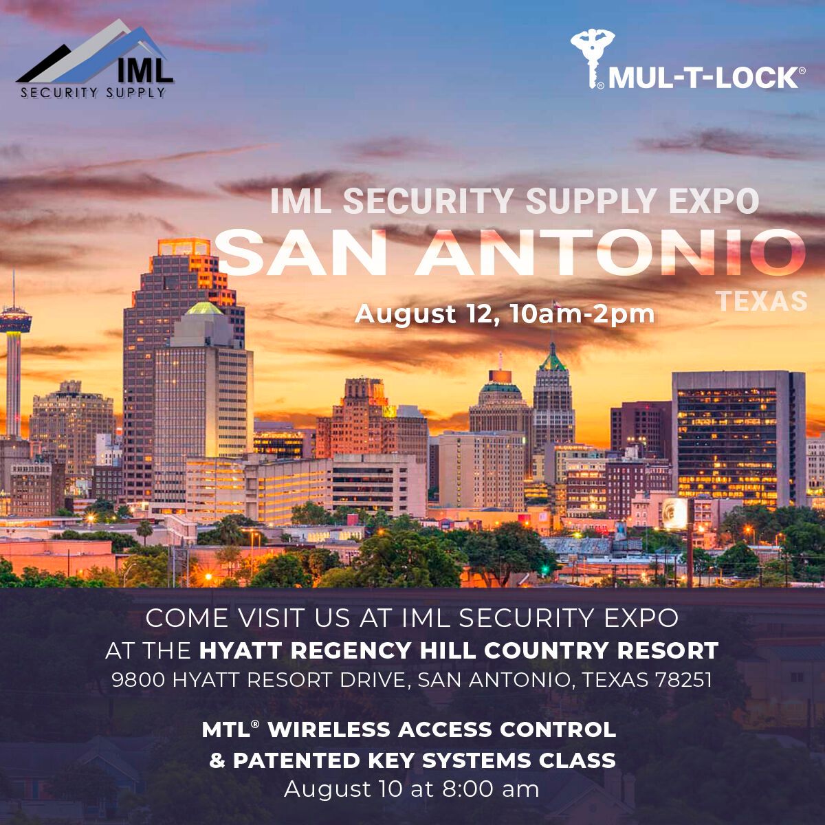 IML Security Supply Expo SAN ANTONIO | MUL-T-LOCK