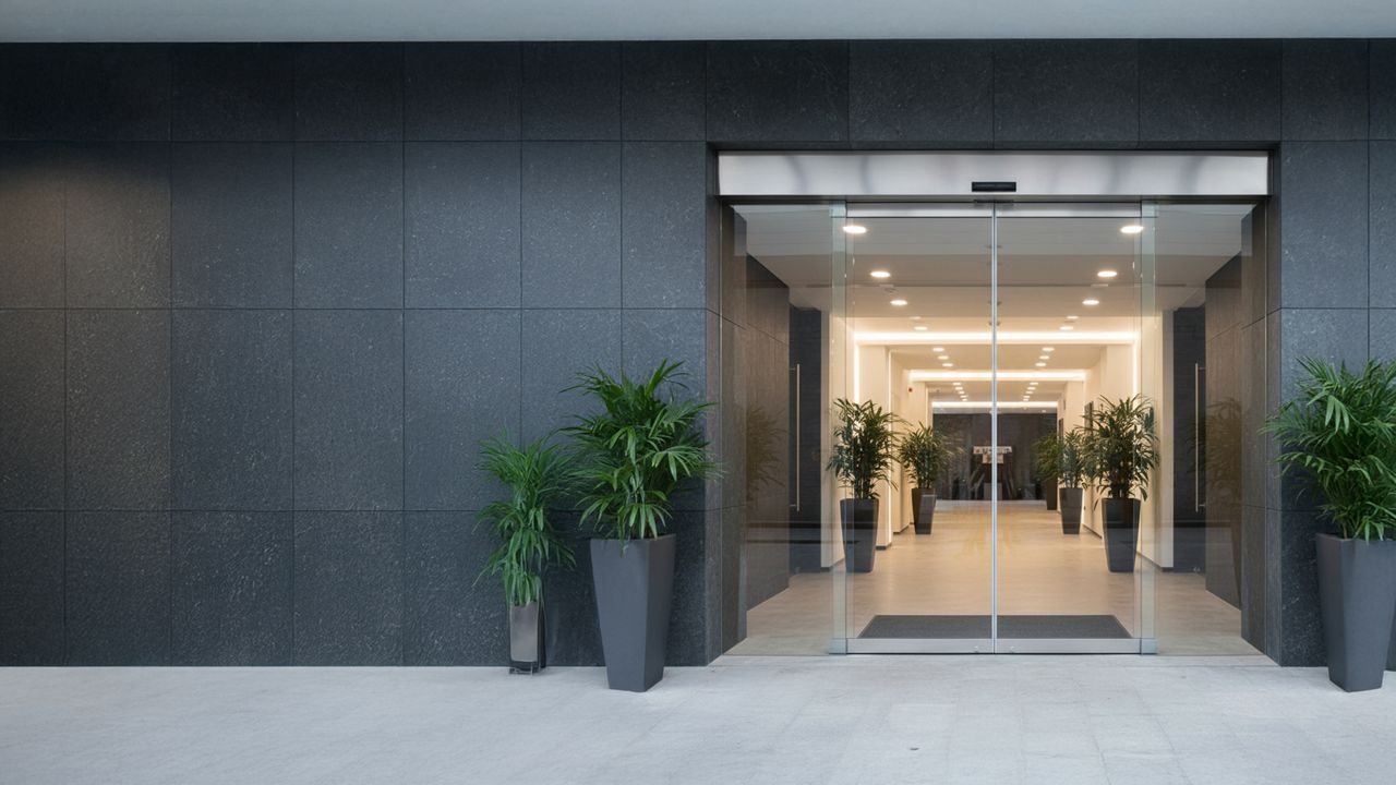 Automatic Sensor Doors for Entry | Enox India