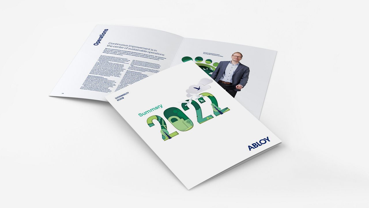 ABLOY publishes first-ever Sustainability Review | ABLOY for Trust