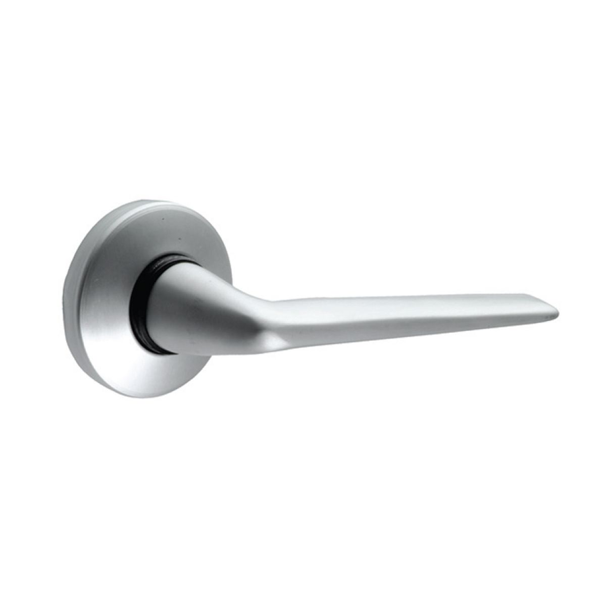 Teal Lever Handle On Rose Assa Abloy