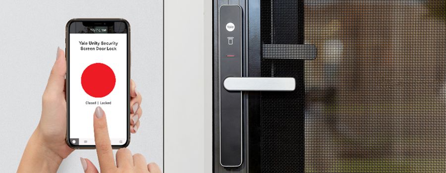 Yale Unity Security Screen Door Lock | Yale