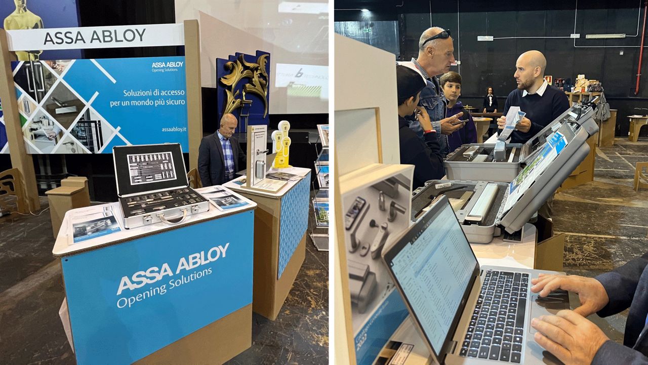 ASSA ABLOY ad Angelini in Tour 2024 | ASSA ABLOY