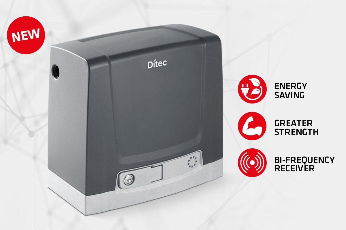 The new gate automation Ditec NEOS Green: green, high-performance, safe ...