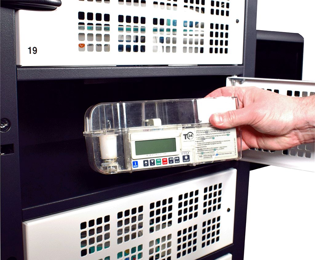 Improve EBME workflows with syringe driver management lockers | traka