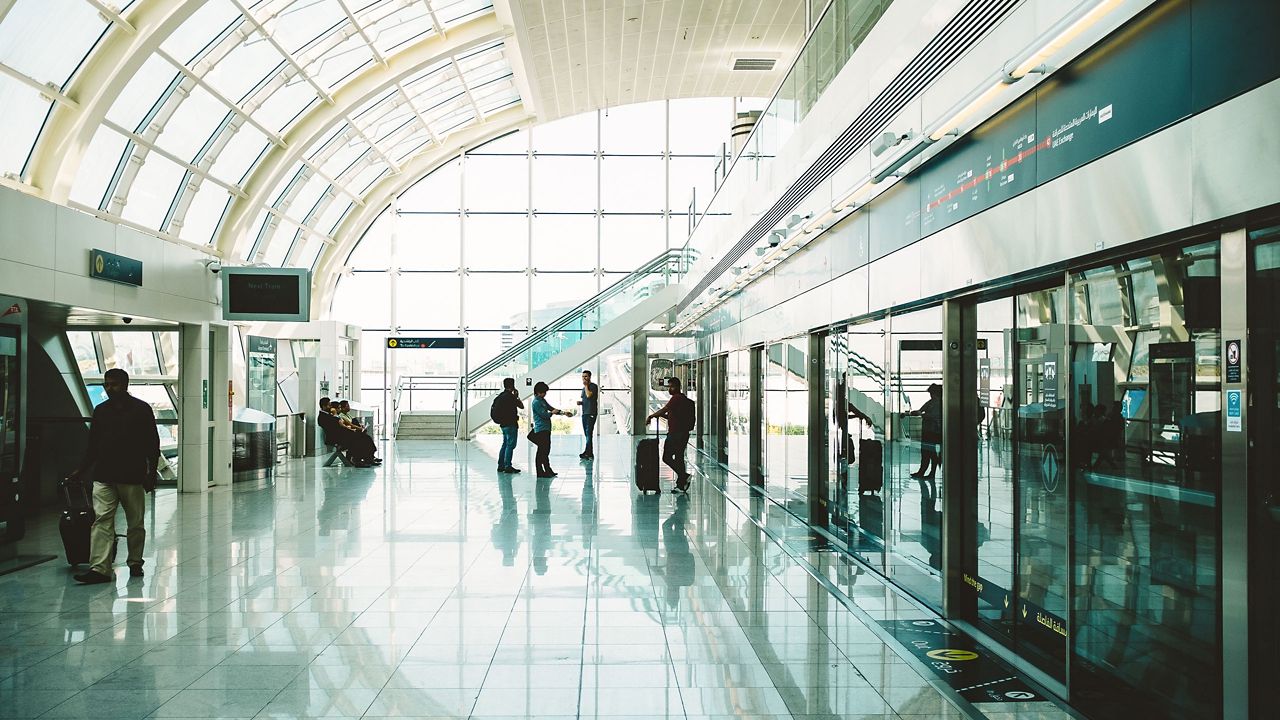 Secure, efficient airport doors and train station doors