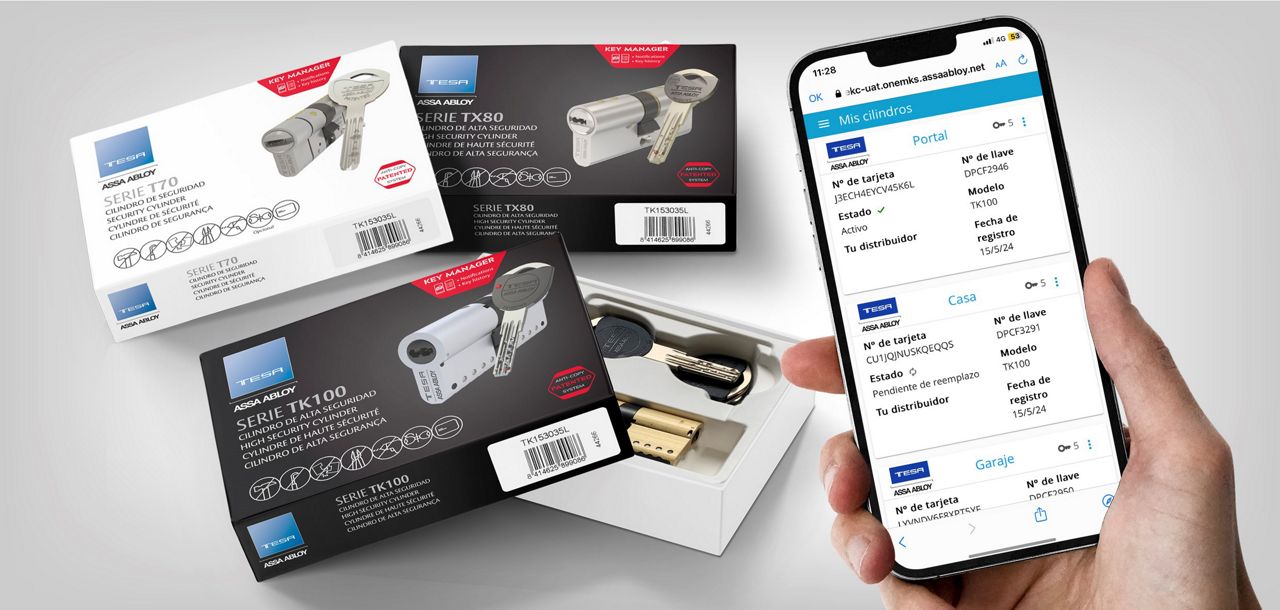 Key Manager Launch, an app for registering and controlling key copies ...