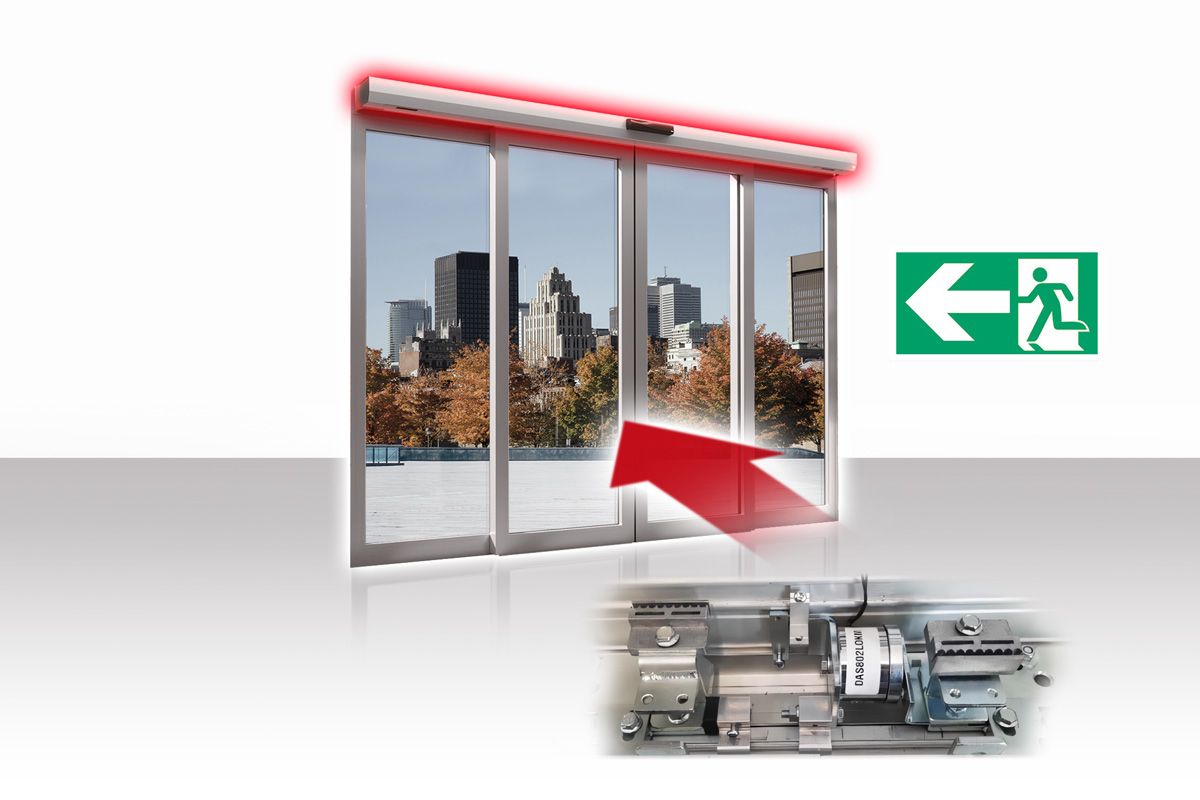 New electromagnetic anti-panic locking device for Ditec DAS200 range ...