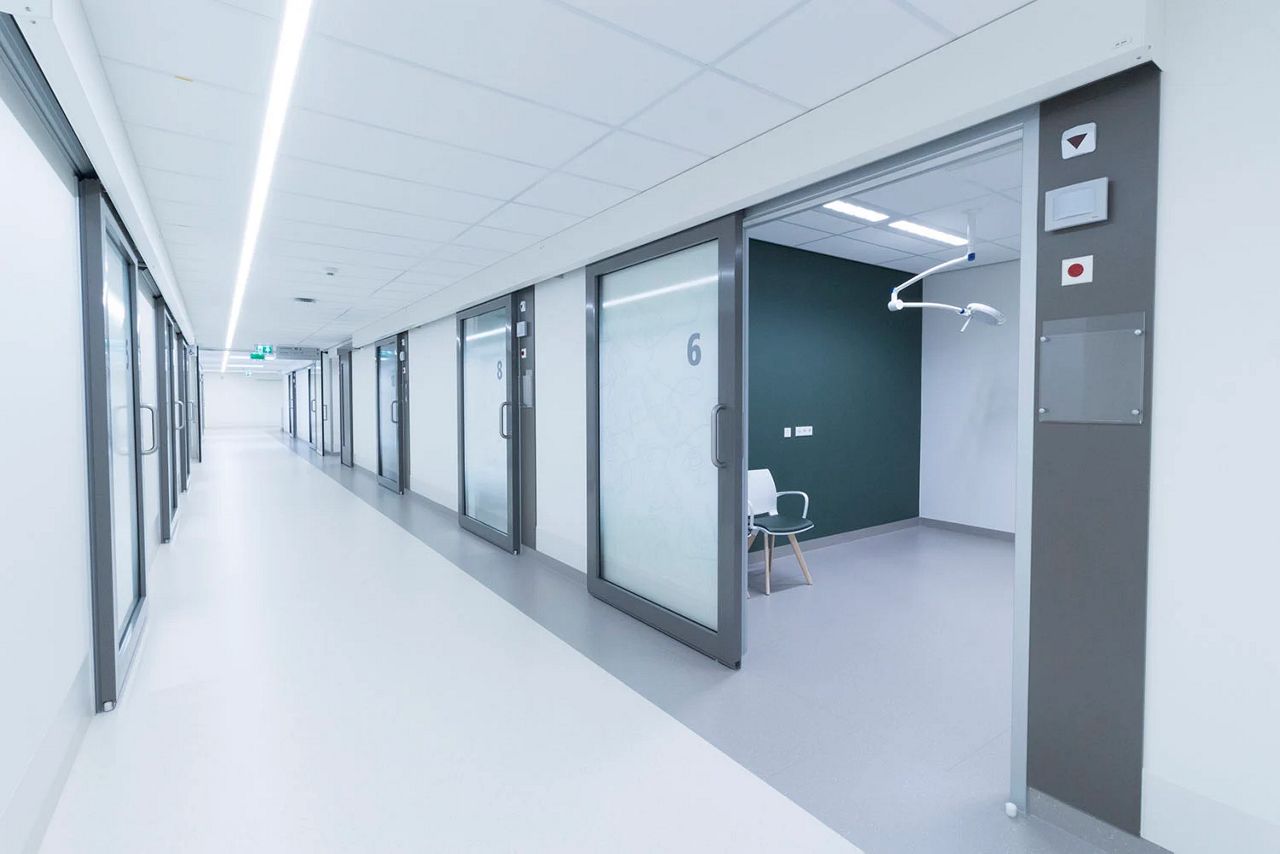 Portes automatisées pour le secteur de la santé