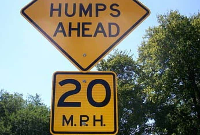 Speed Bumps VS Speed Humps | B&B Roadway Solutions