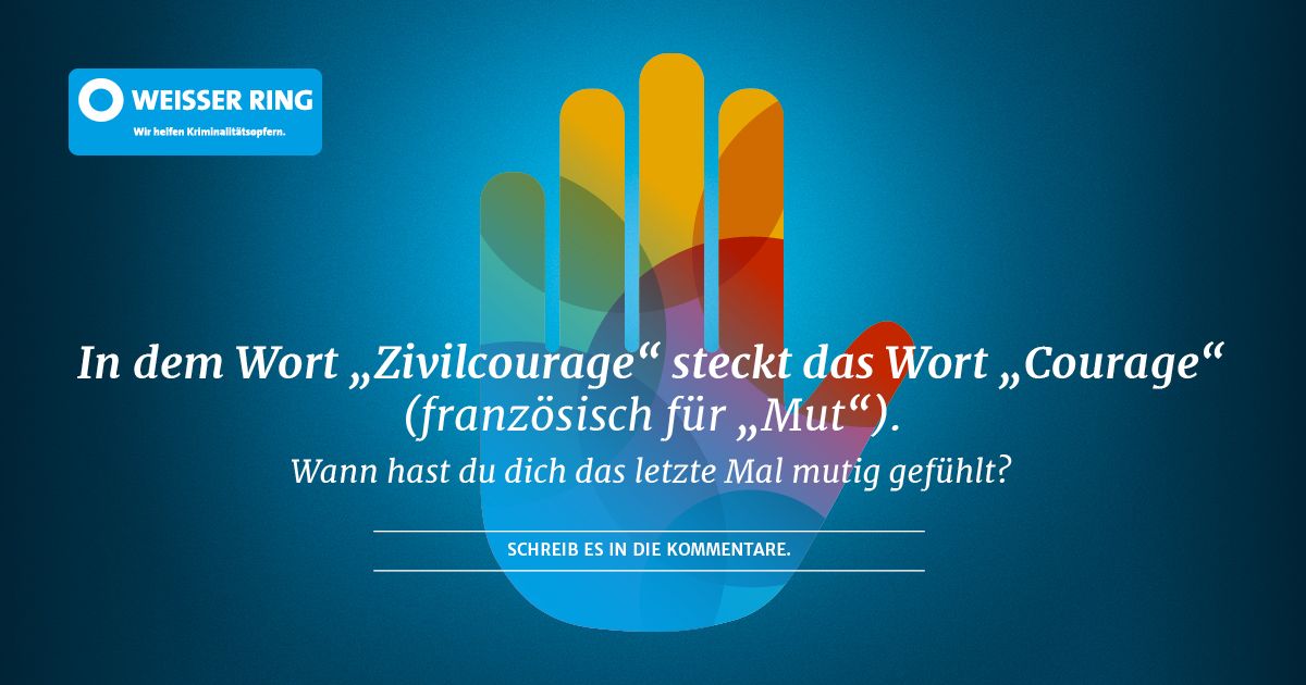WEISSER RING startet Jahreskampagne 2022 zum Thema „Zivilcourage" | ASSA ABLOY