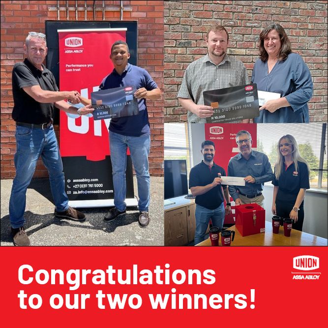 UNION 201SS Competition: Celebrating Our Lucky Winners | ASSA ABLOY